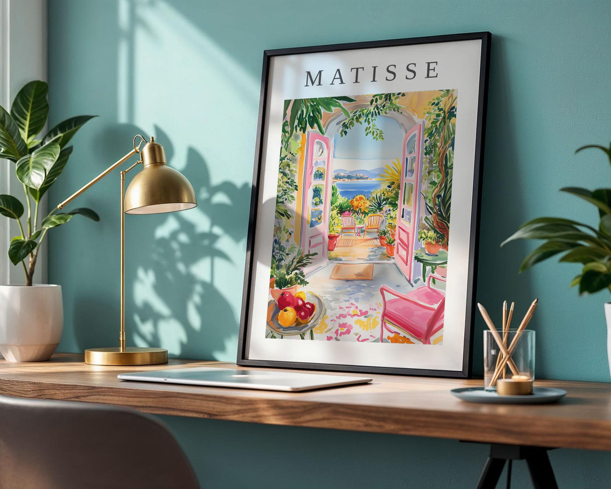 Henri Matisse Joyful Print – Abstract Room With Sea View Art – Colorful ...