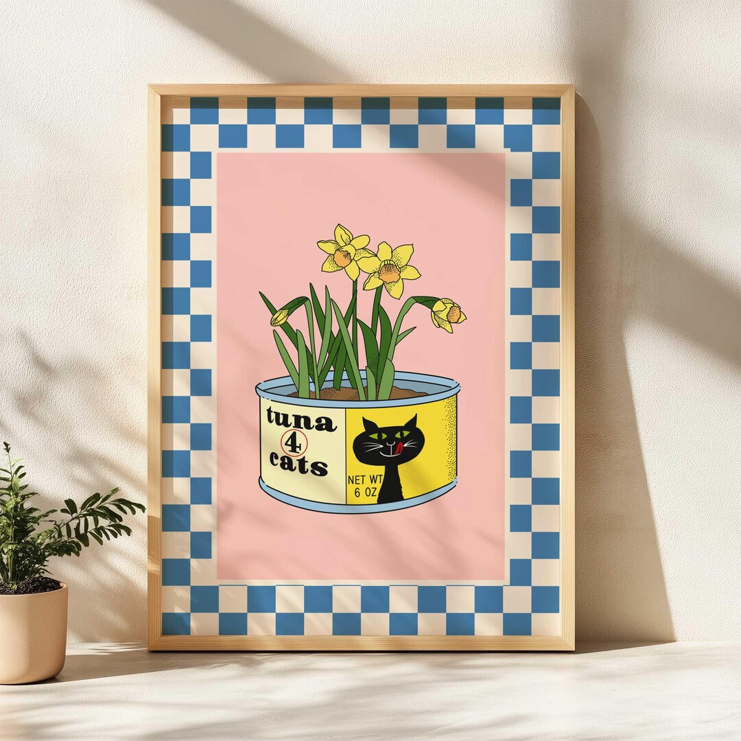 Retro Kitchen Wall Art, Vintage Food & Drink Poster, Antique Tin Label ...