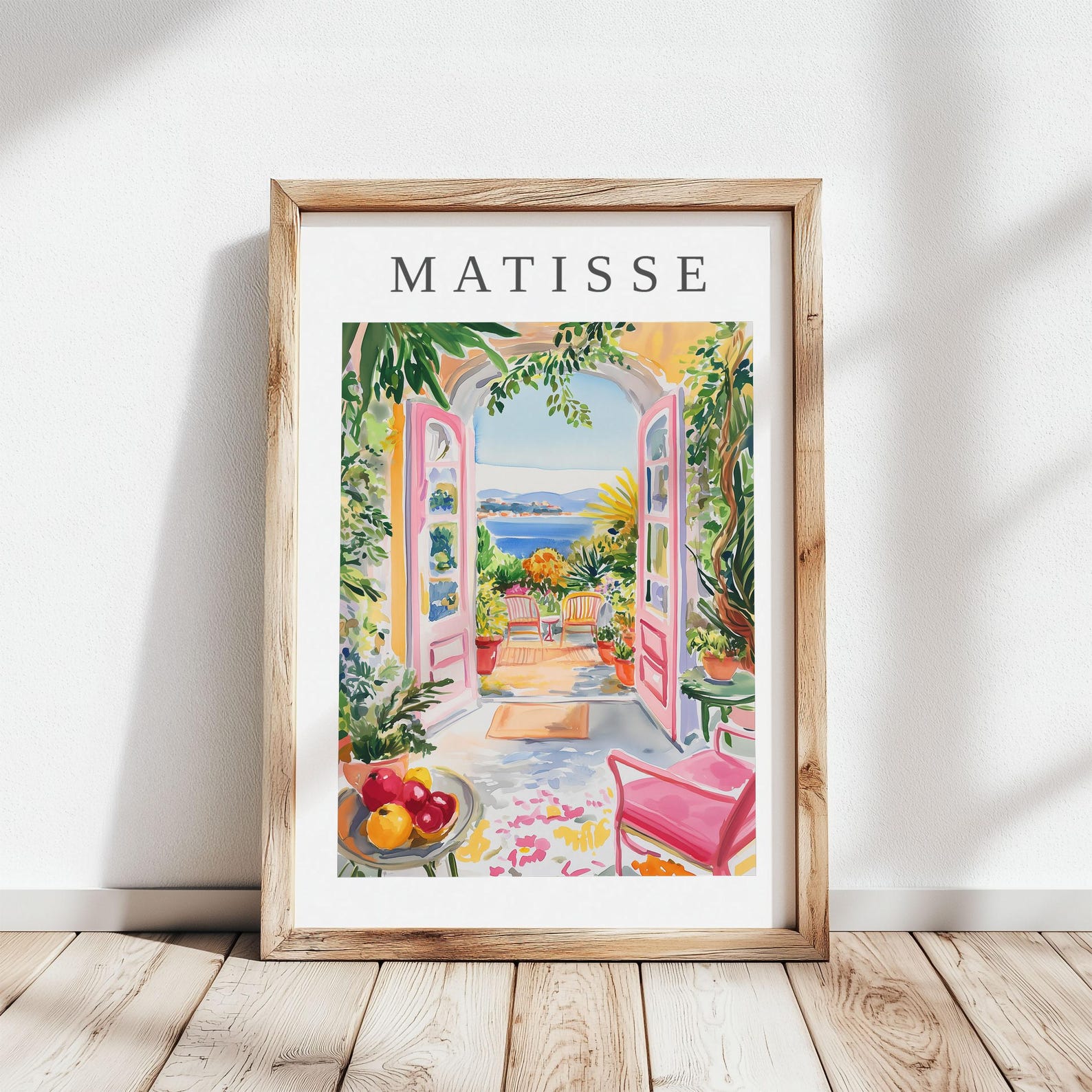 Henri Matisse Joyful Print – Abstract Room With Sea View Art – Colorful ...