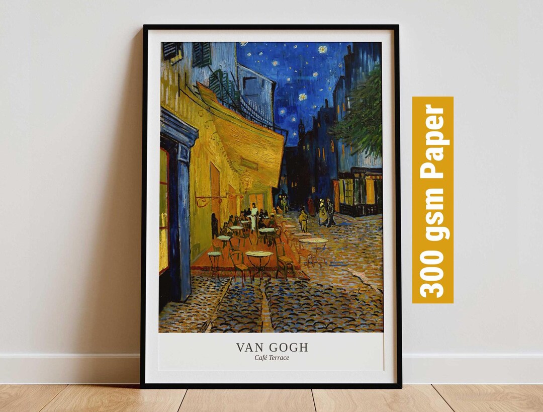 Vincent Van Gogh Original Cafe Terrace - Modern Exhibition Wall Art ...