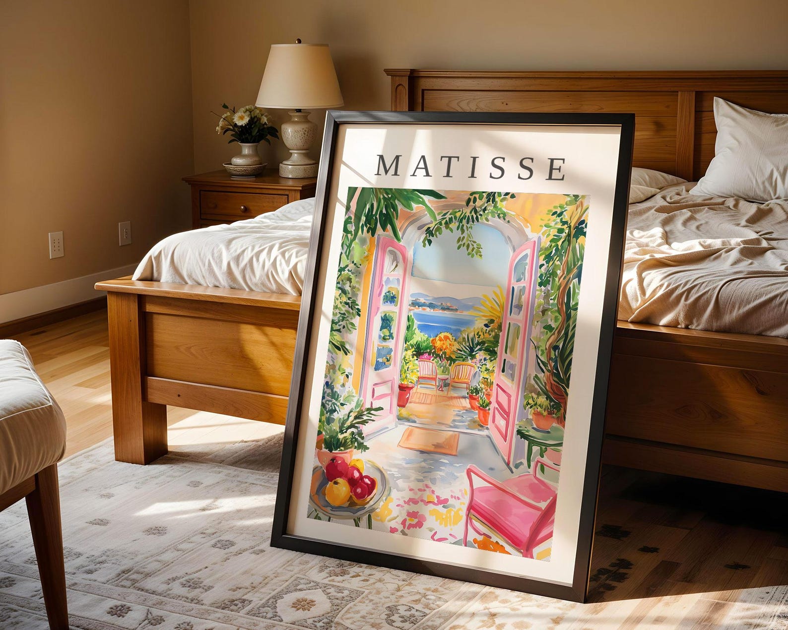 Henri Matisse Joyful Print – Abstract Room With Sea View Art – Colorful ...