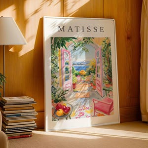 Henri Matisse Joyful Print – Abstract Room With Sea View Art – Colorful ...