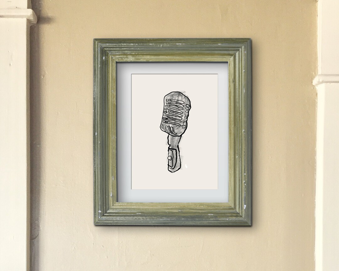 Recording Studio Art, Music Art, Printable Art Print, Abstract, Vintage ...