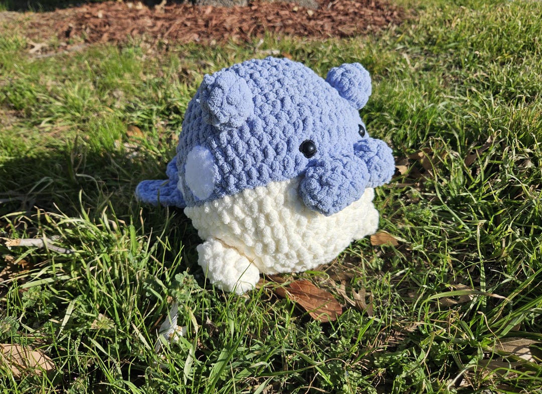 Chunky Handmade Crochet Spheal Plushie | Soft Amigurumi Spheal Pokemon ...
