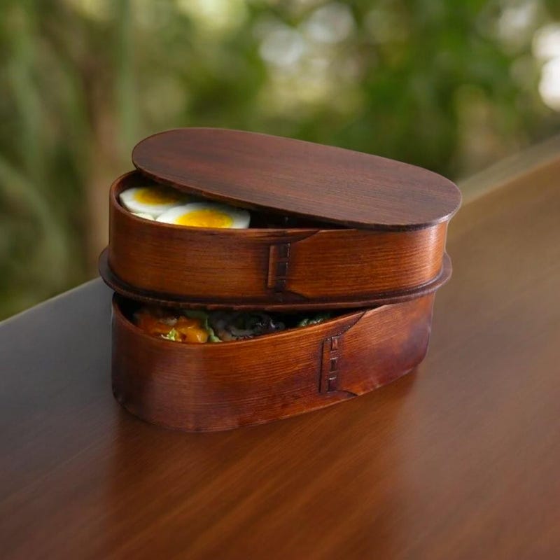 Wooden Bento Box - Etsy