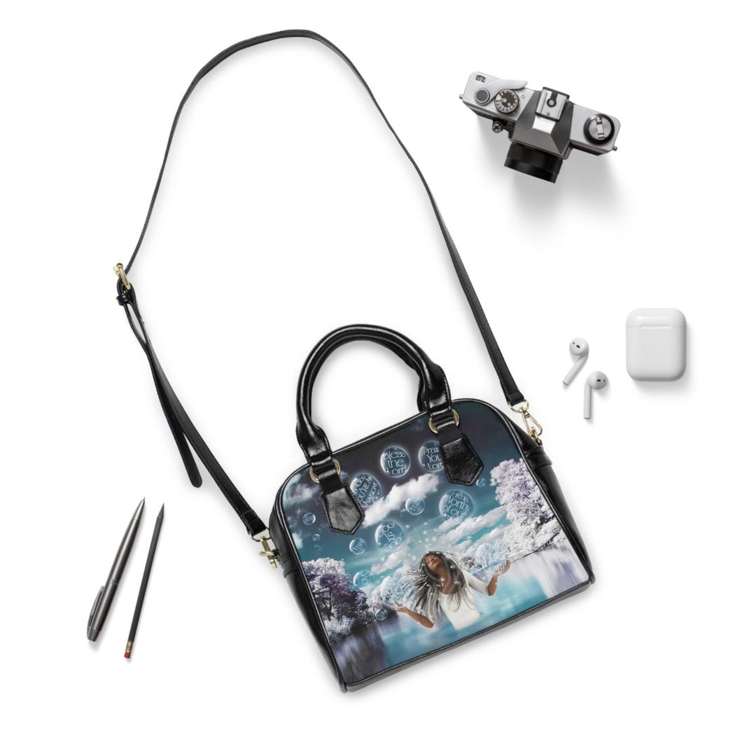 Shoulder Bag for Women Faith-inspired Purse Heavenly Zipper Bag ...