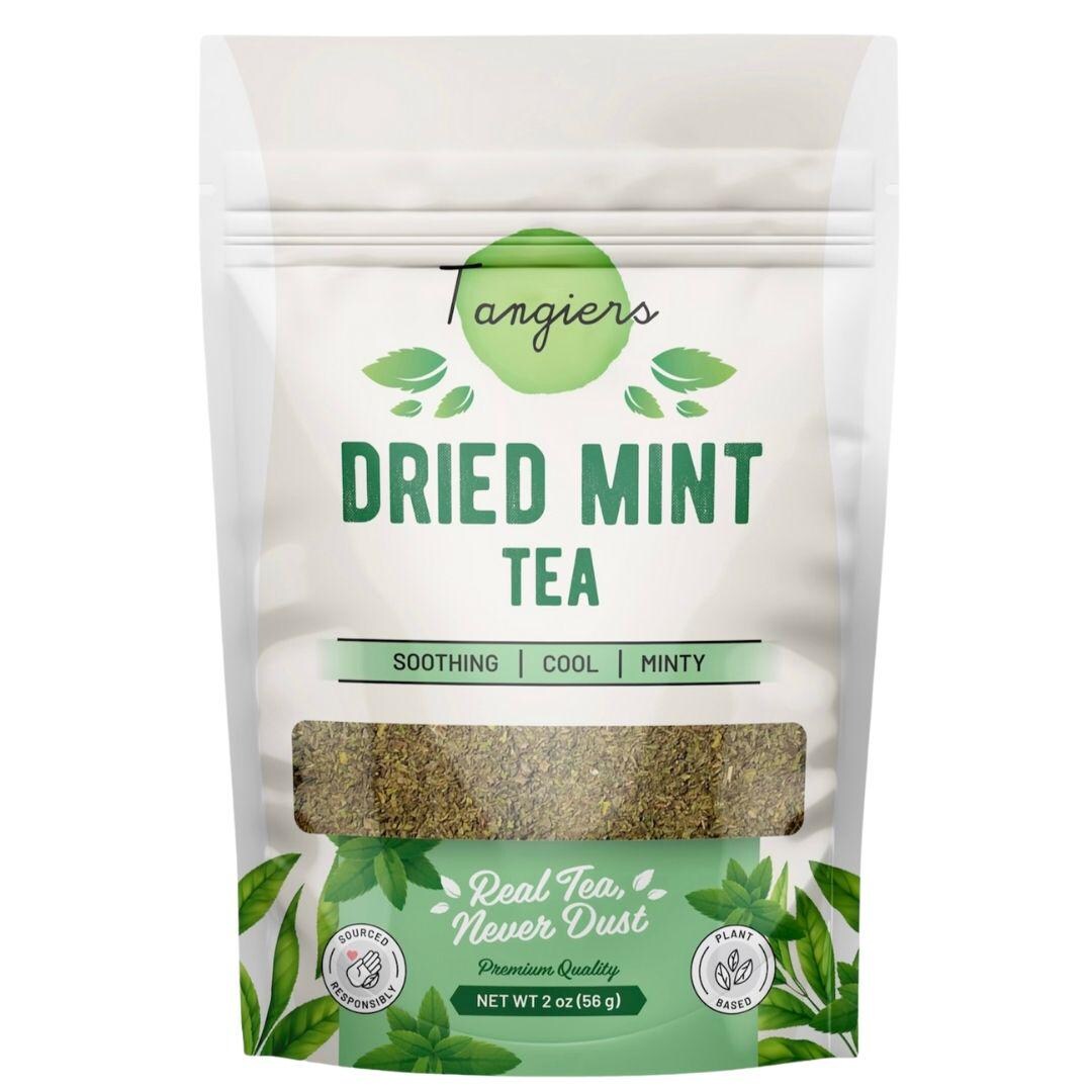 Dried Mint Tea - Tangiers Tea 100% Pure Peppermint Leaves | Refreshing ...