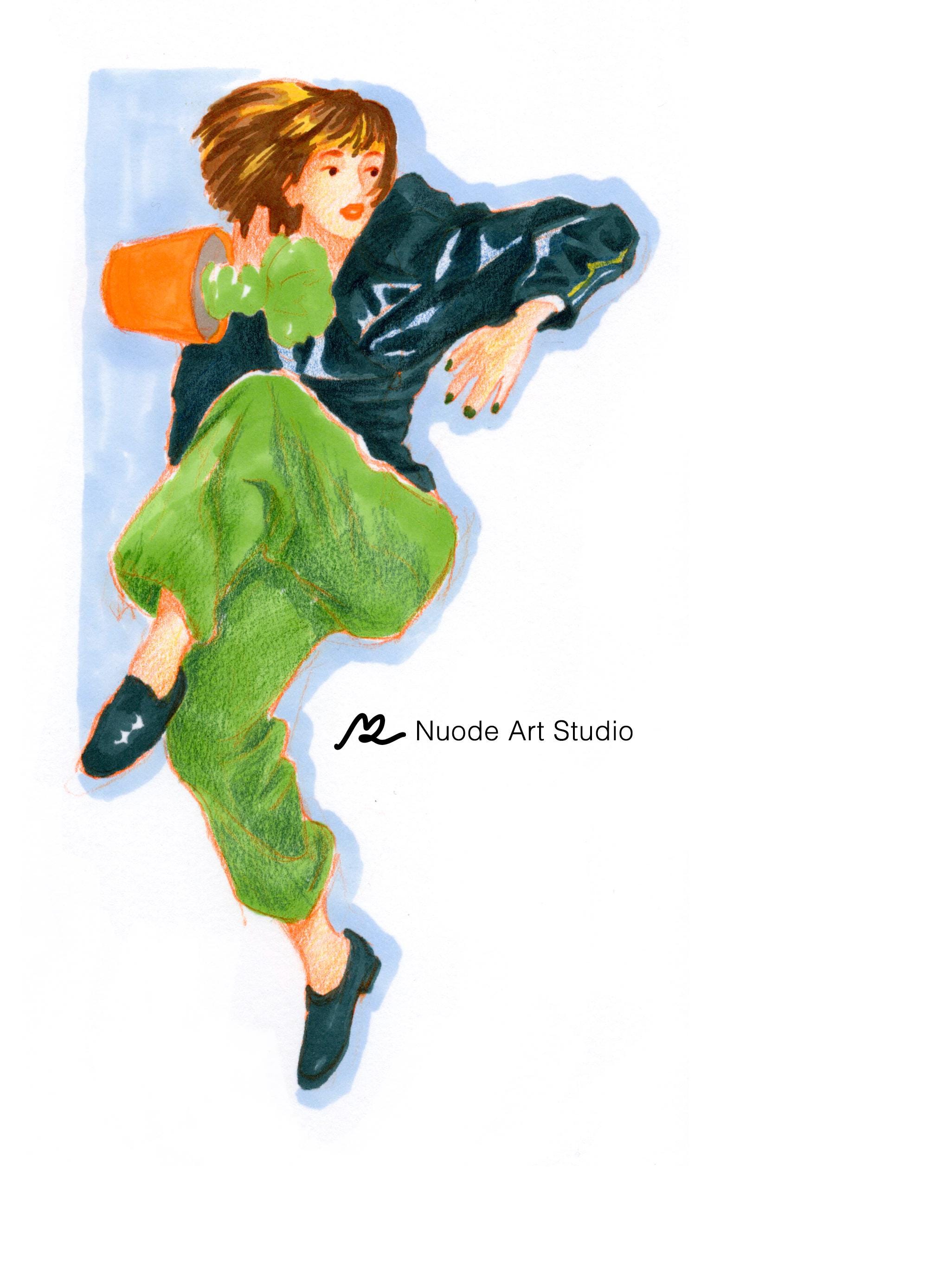 Stylized Figure & Portrait Illustration - Etsy