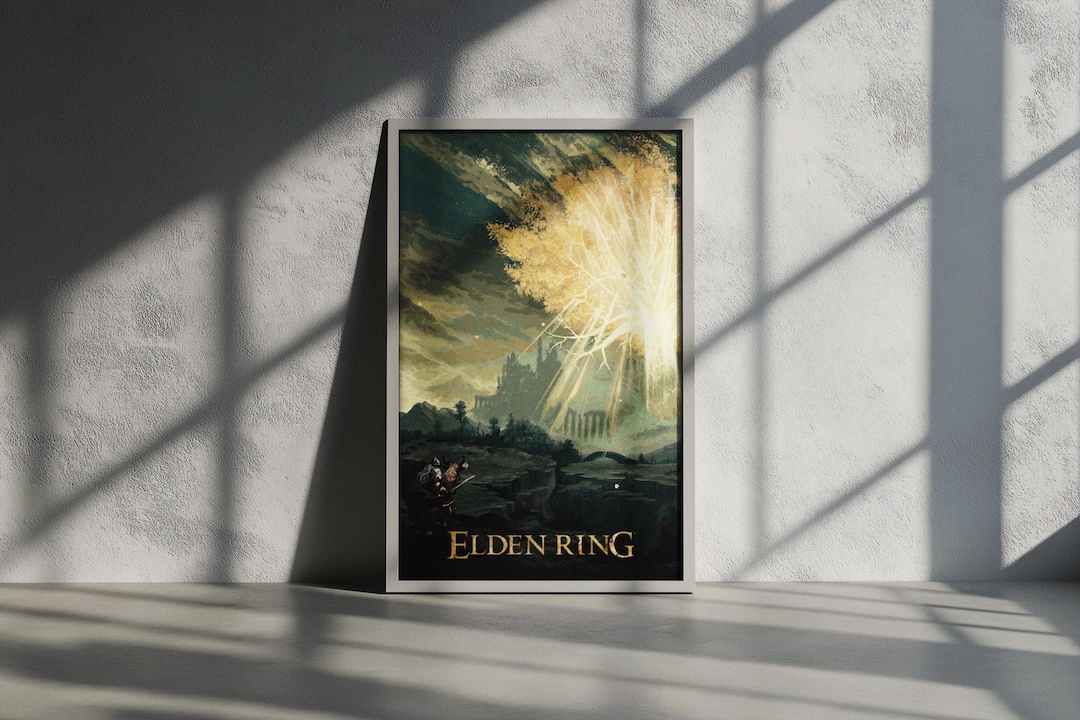 Elden Ring Pixel Art Poster, Video Game Poster, Video Game Room Decor ...