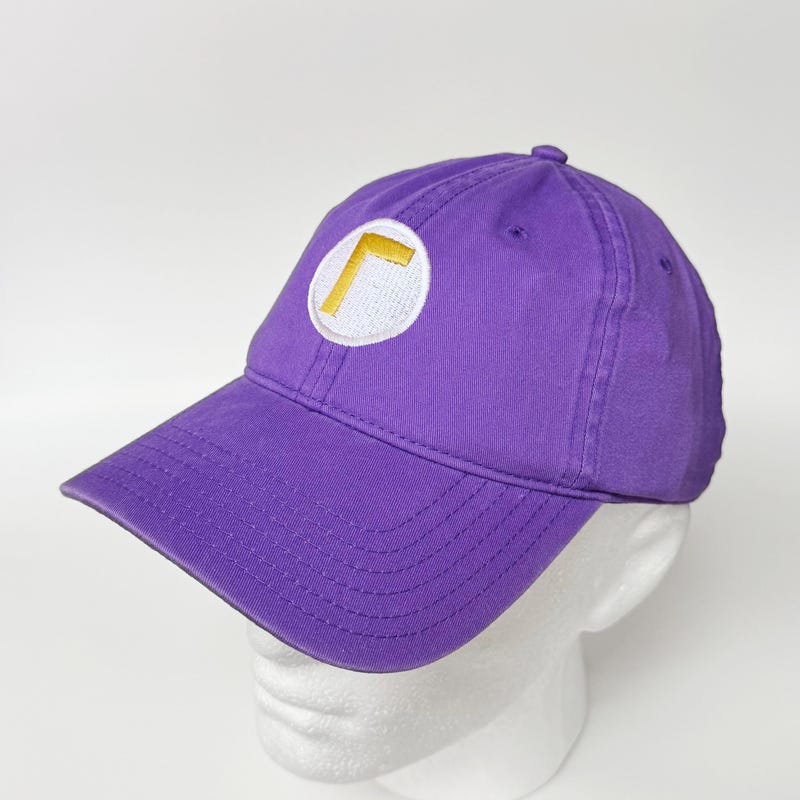 Waluigi Cap - Etsy