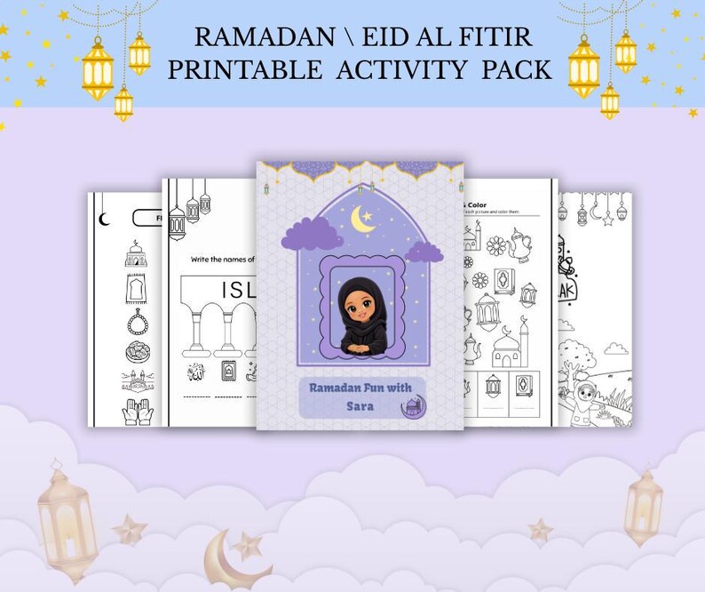 Ramadan Activities Book - Etsy