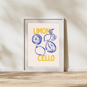 Italian Summer Coastal Wall Art Set of 5 – Limoncello Poster, Sardines ...