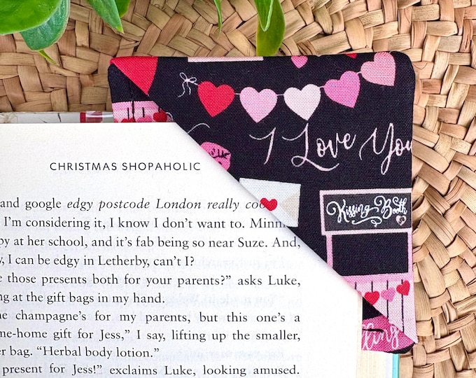 CORNER BOOKMARKS | Hearts & Flowers - Valentine's Day Gift - Mother's ...