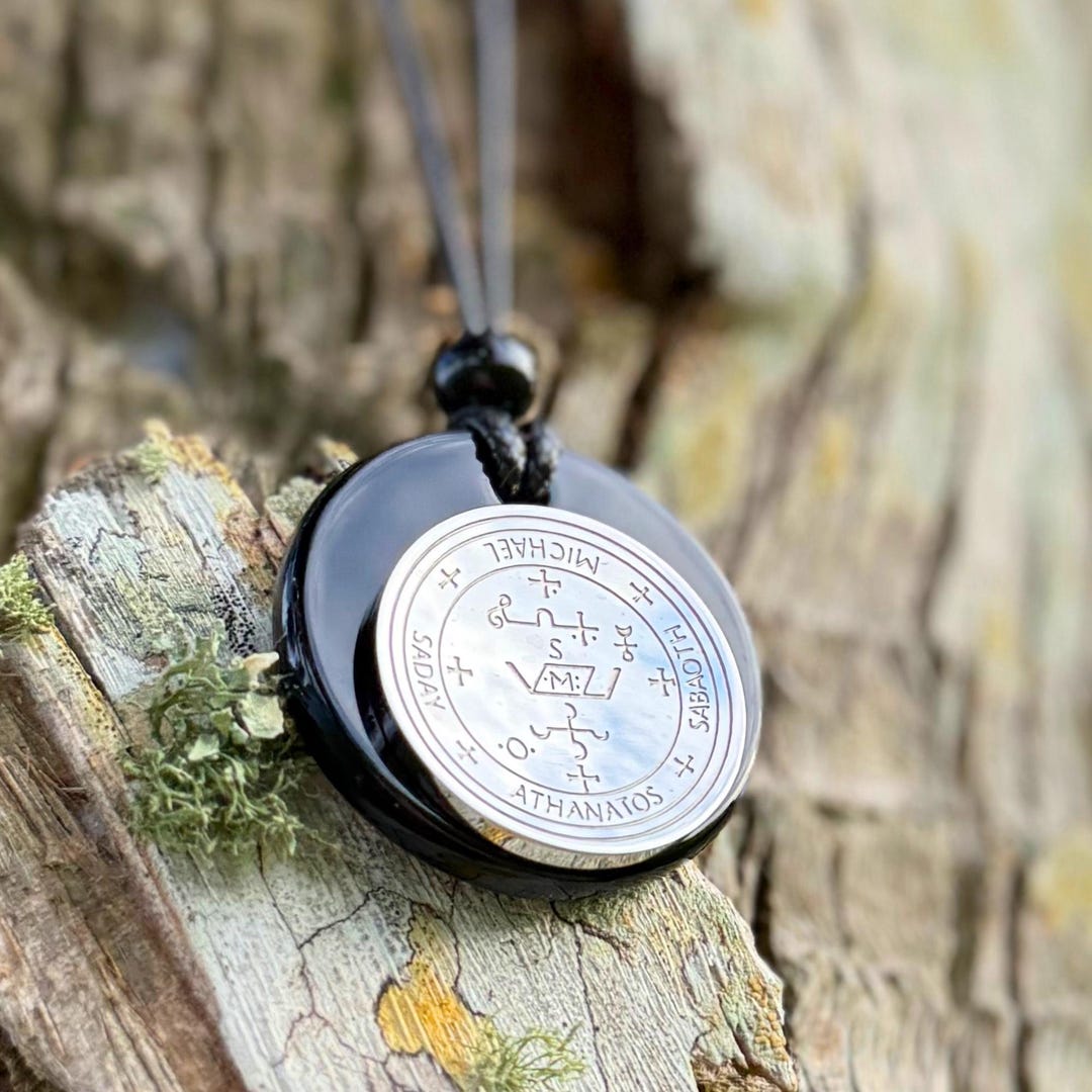 Archangel Sigil Amulet Necklace - Michael Gabriel Raphael Uriel ...