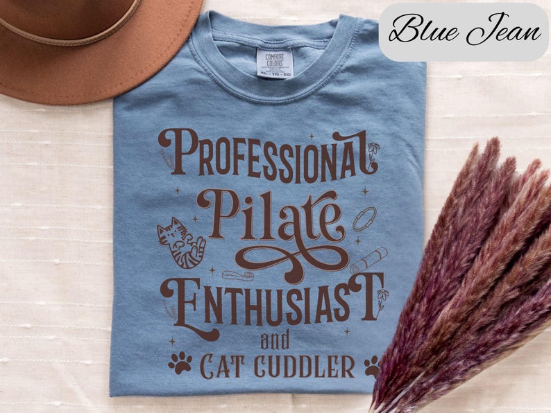 Pilates Lover Shirt, Cat Cuddler T-shirt, Cat Pilates Tee, Pilate ...