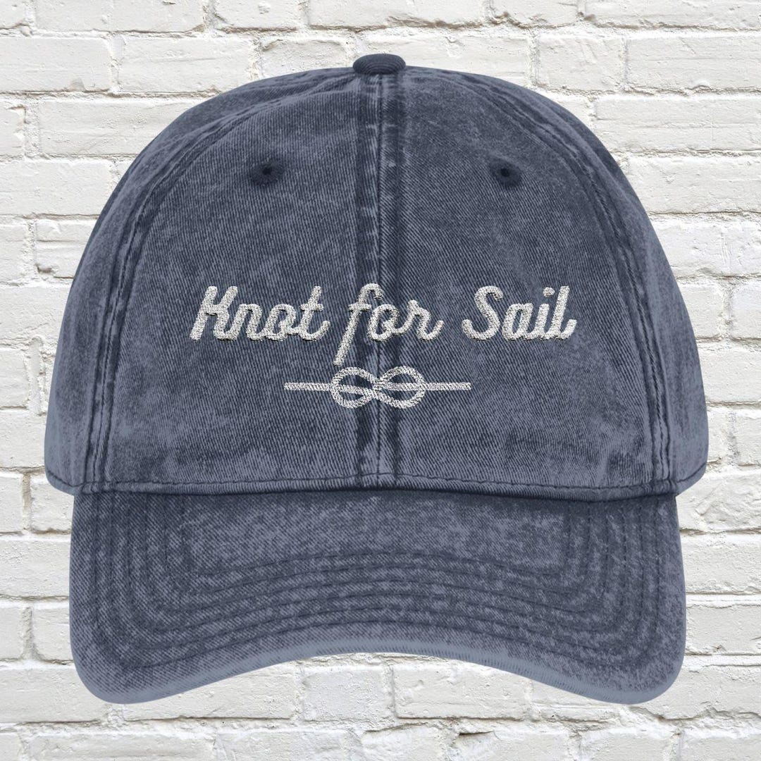 Sailing Hat, Custom Embroidered Boating Hat, Personalized Captain Hat ...