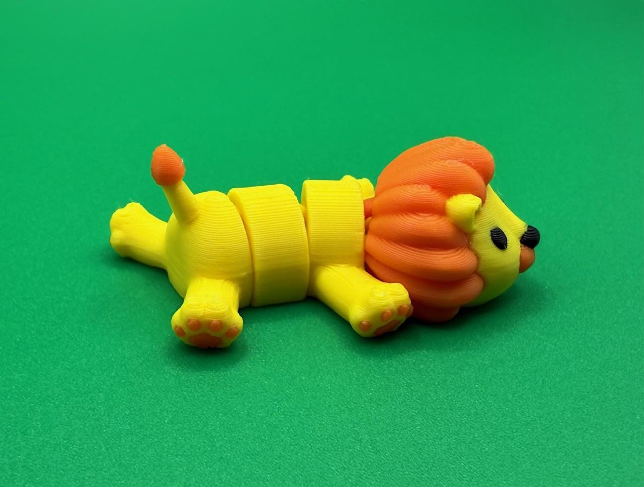 Lion Flexi Pocket Pet - Etsy