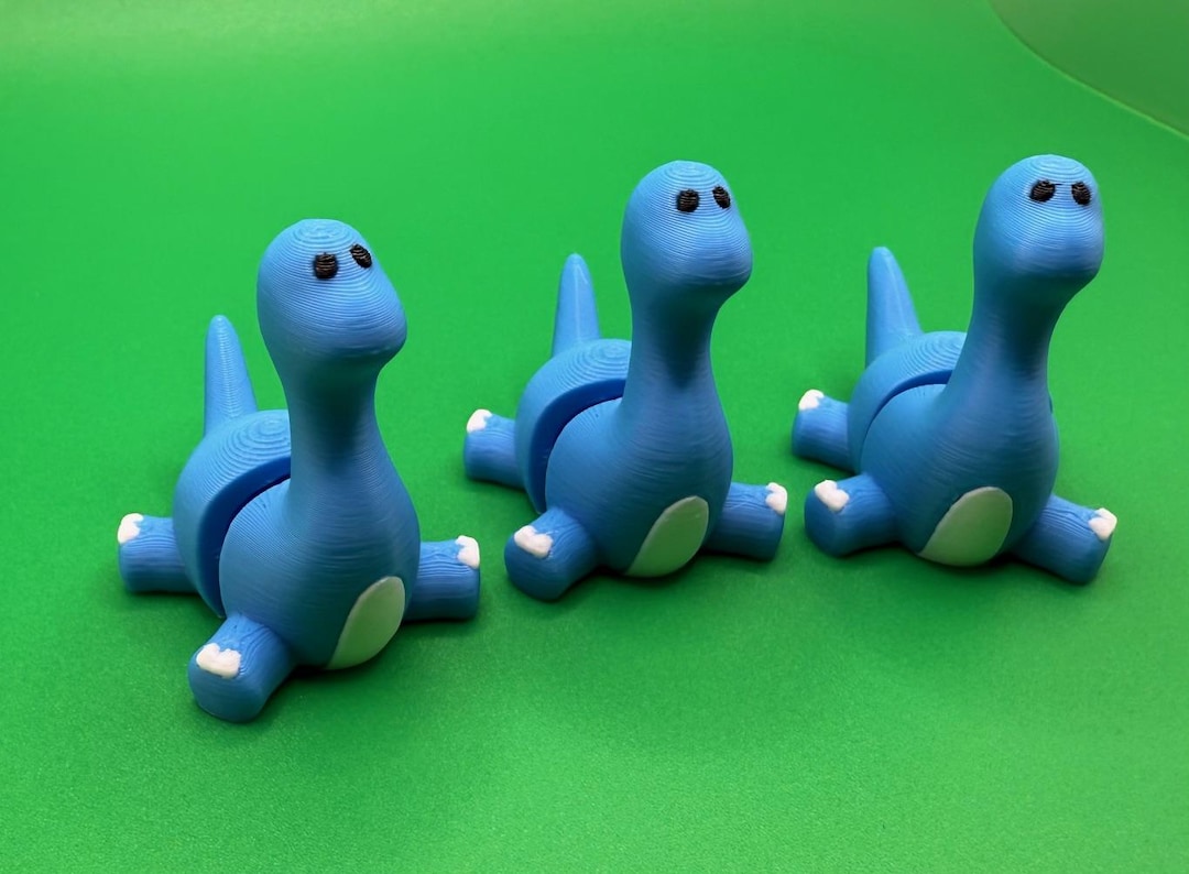 Brontosaurus Flexi Pocket Pet - Etsy