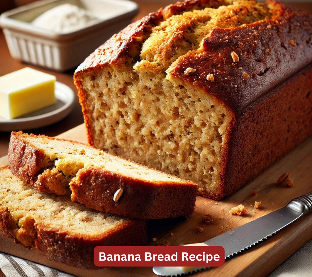 Best Banana Bread Recipe, Easy, Simple, Mom's Banana Bread Recipe ...