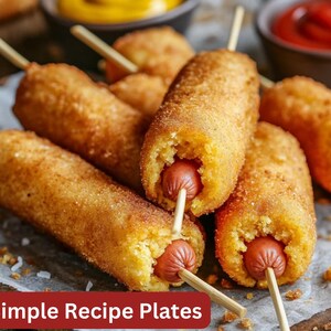 Best Recipe for Homemade Corn Dogs, Perfect Easy Dinner or Party Recipe ...