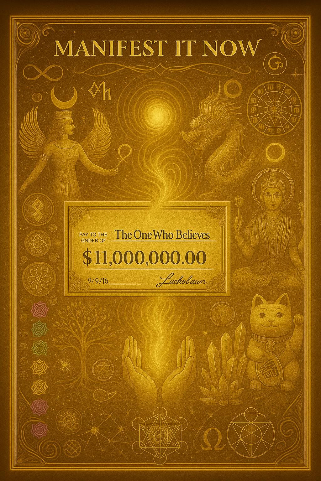 Abundance Vision Board / Printable Manifestation Kit | Law of ...