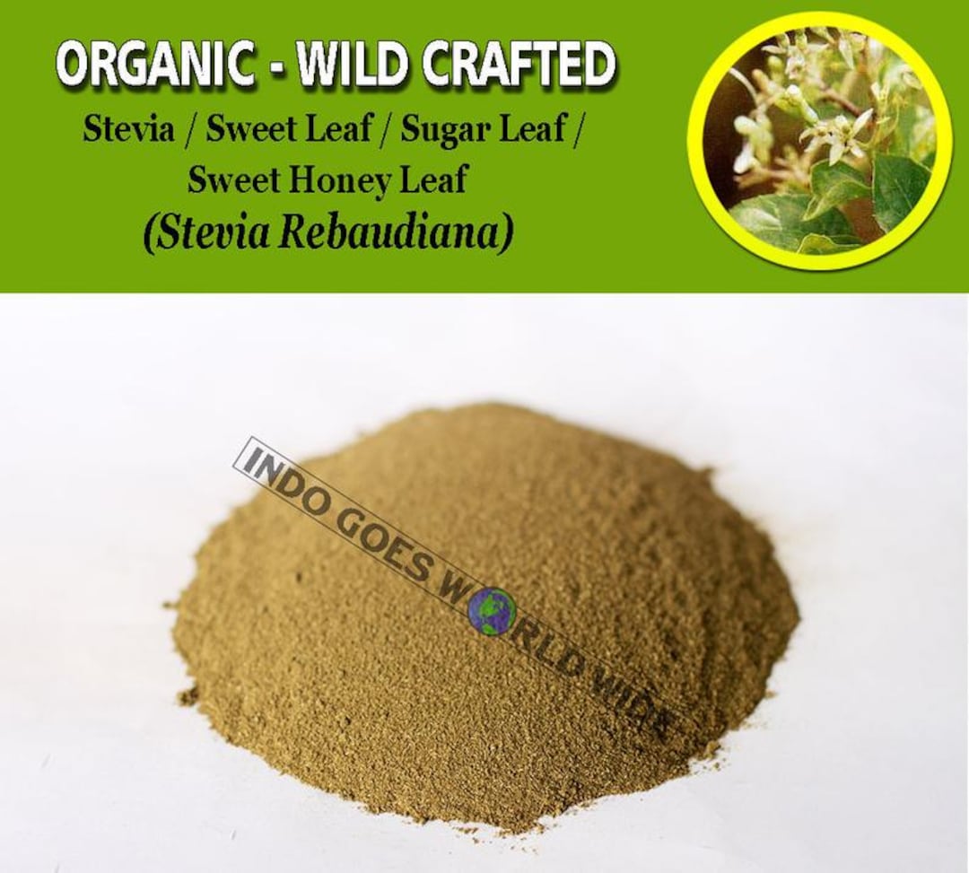 POWDER Stevia Sweet Leaf Sugar Leaf Sweet Honey Leaf Rebiana Stevia ...