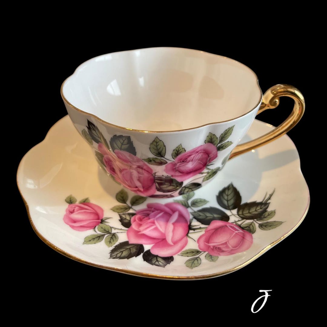 Shelley Pink Roses 2370 Vintage English Fine Bone China Dainty Shape ...