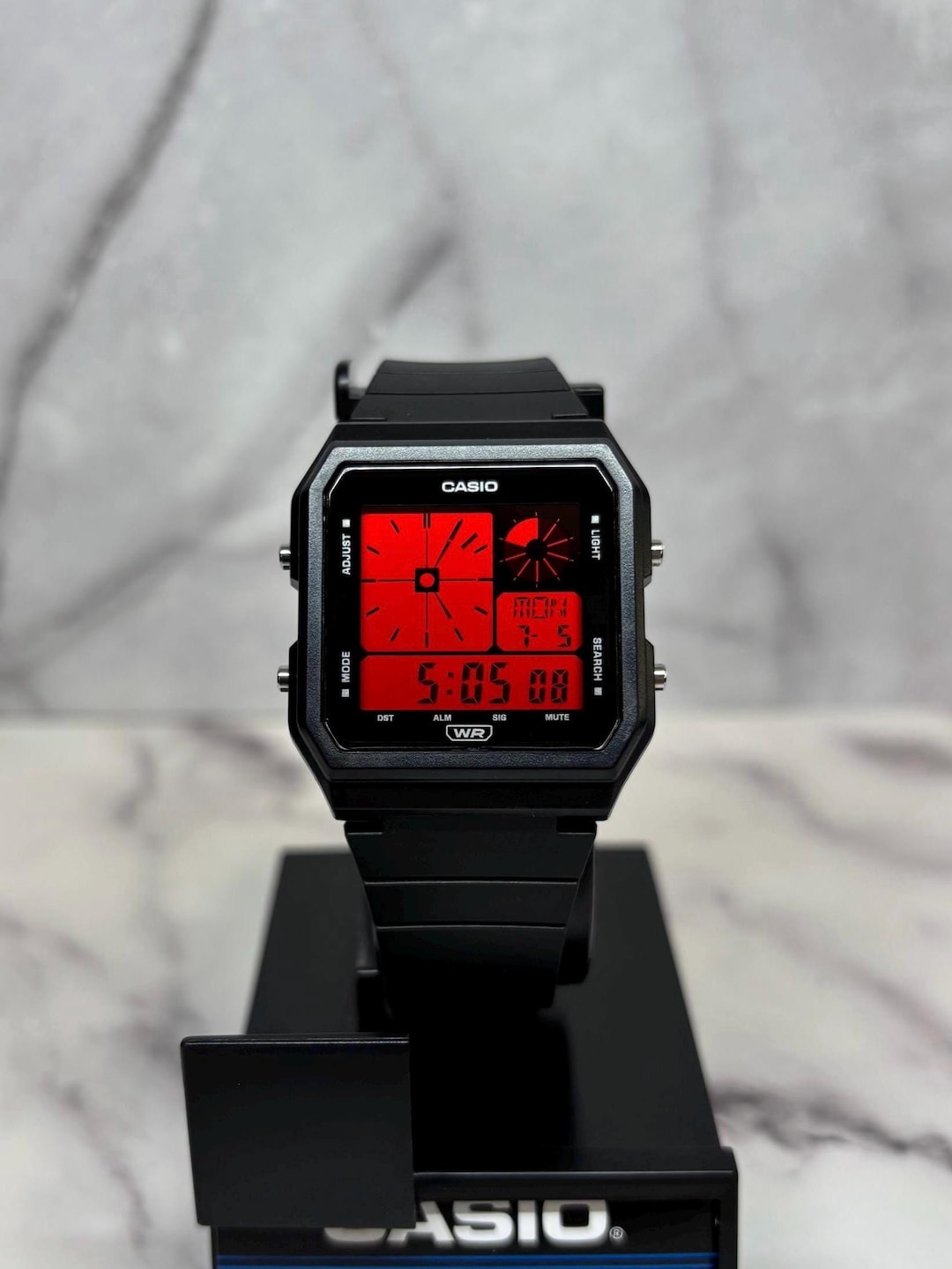 Custom Black Casio POP LF20W Red Screen Mod - Etsy