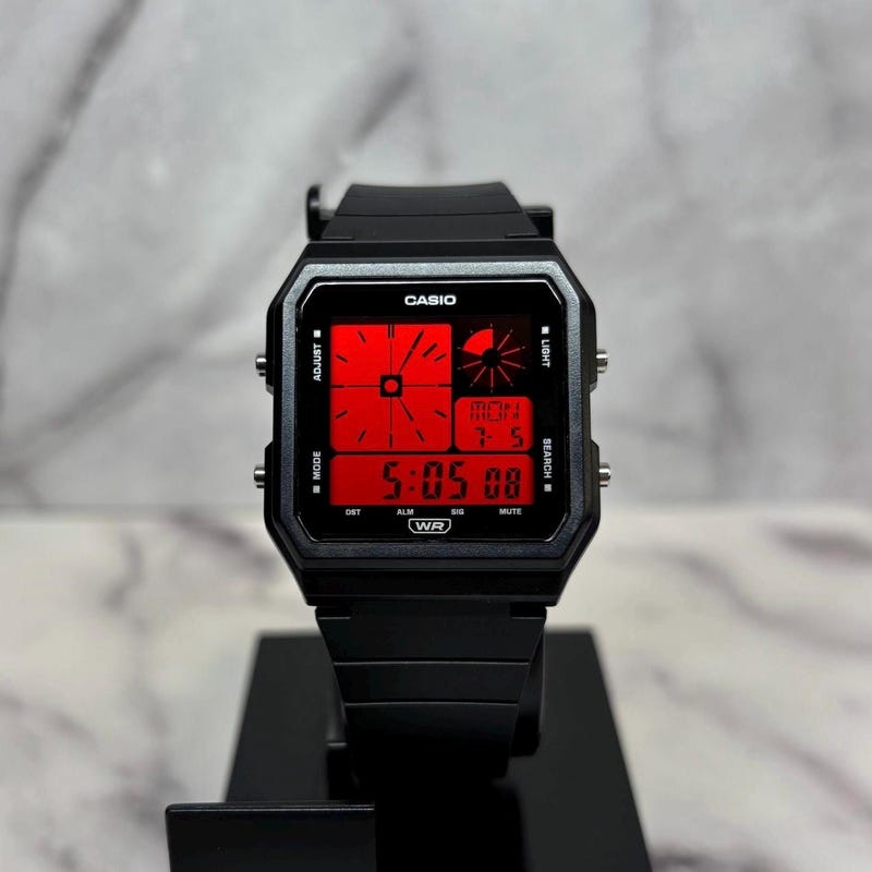 Casio Custom Red - Etsy