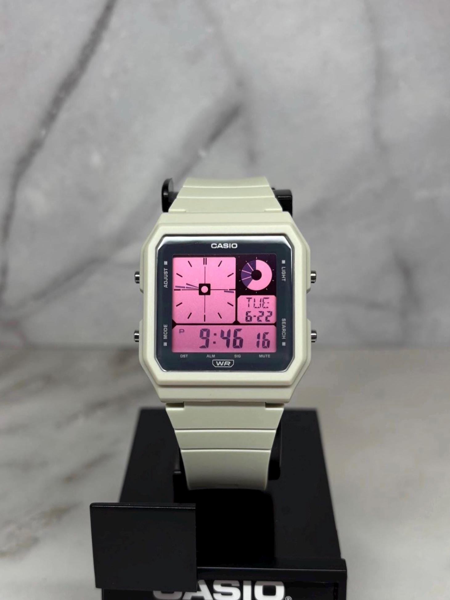 Custom White Casio POP LF20W Pink Screen Mod - Etsy