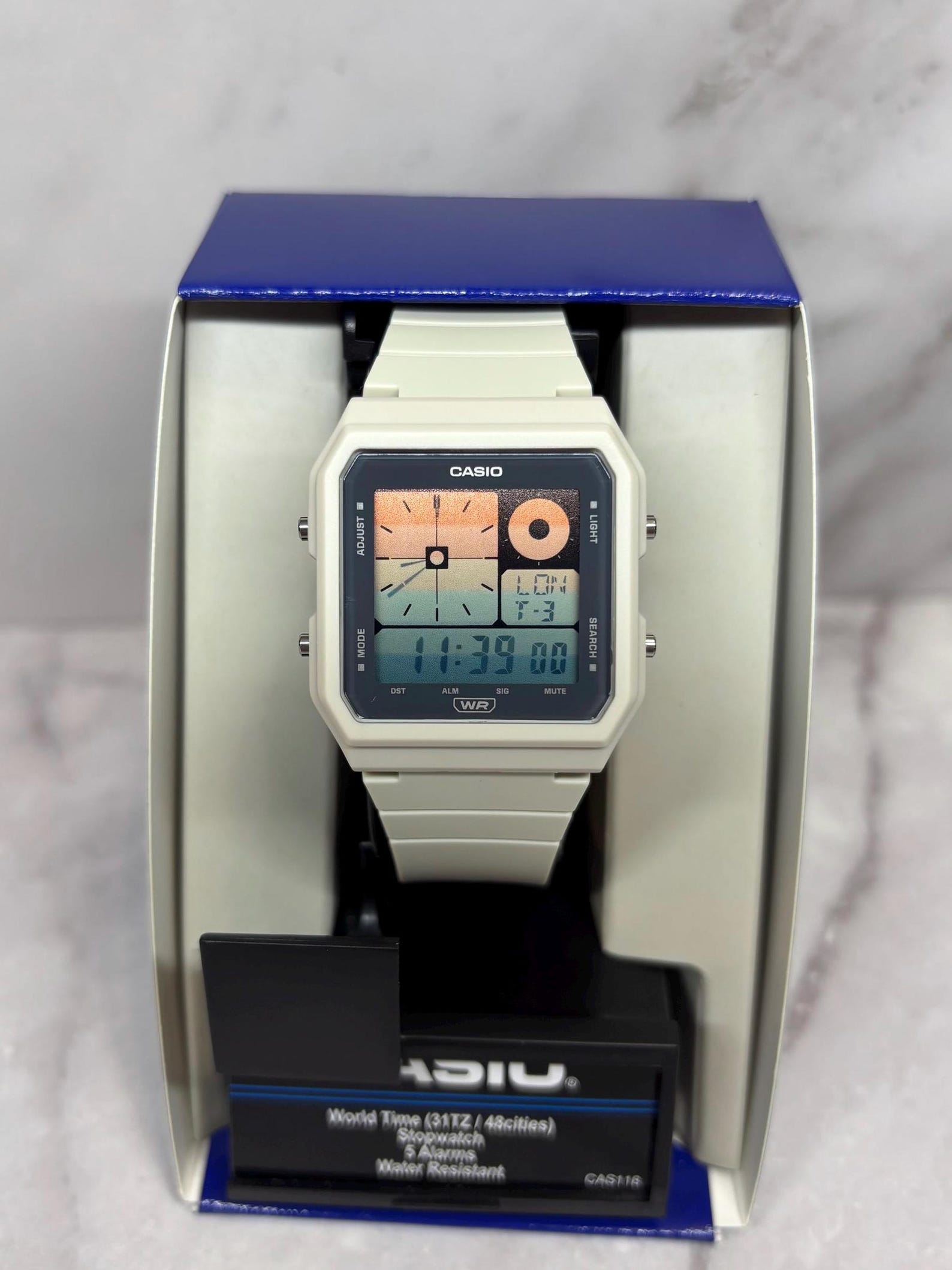Custom White Casio POP LF20W Sunset Sherbet Gradient Screen Mod - Etsy