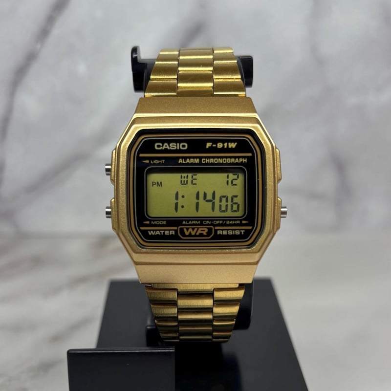 Casio F91w Mod Gold - Etsy