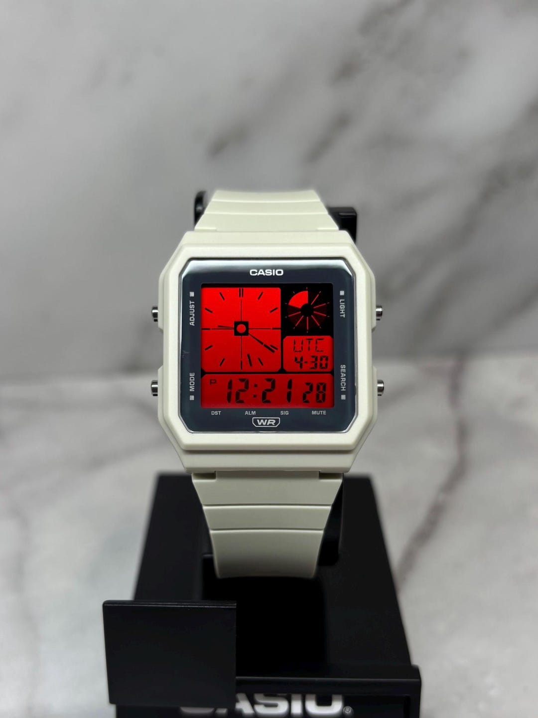 Custom White Casio POP LF20W Red Screen Mod - Etsy