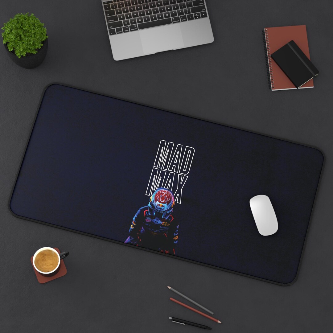 Max Verstappen Mad Max Desk Mat, F1 Racing Redbull Team Motorsport Gift, Formula One Enthusiast ...