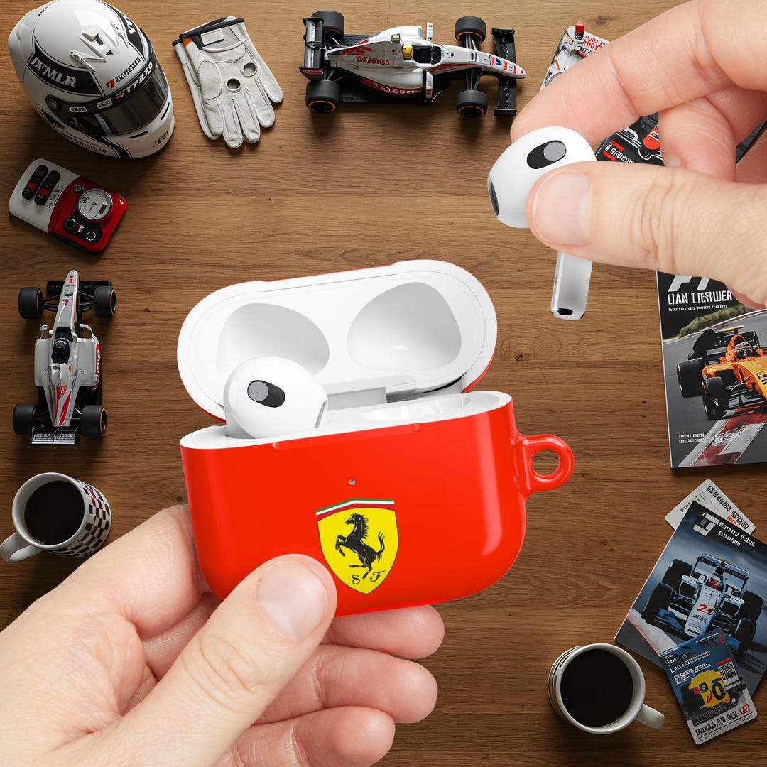 AirPod Cases, Ferrari F1, Lewis Hamilton, Charles Leclerc, Formula One ...