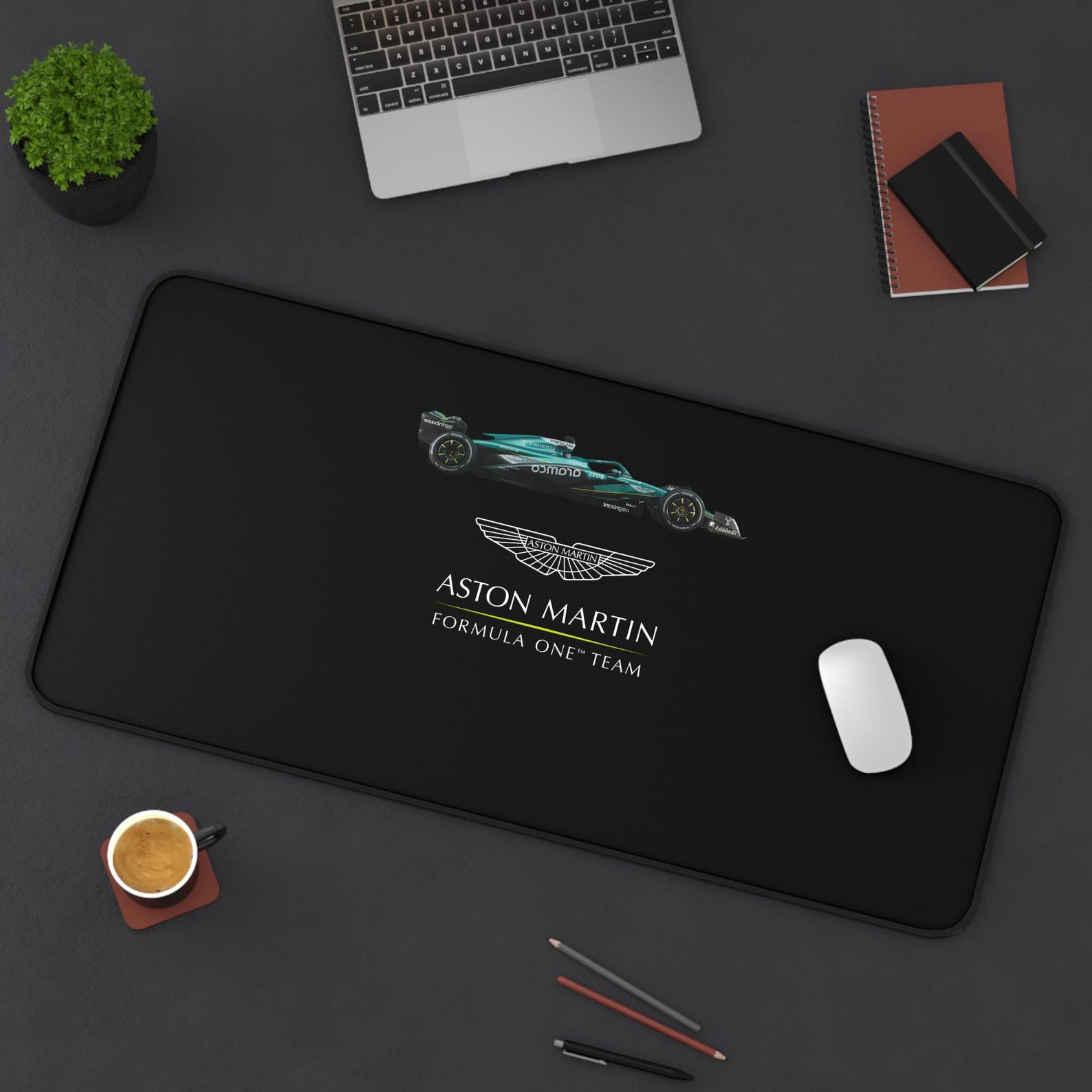 Aston Martin F1 Desk Mat | Racing-themed Office Decor, Large Mouse Pad ...