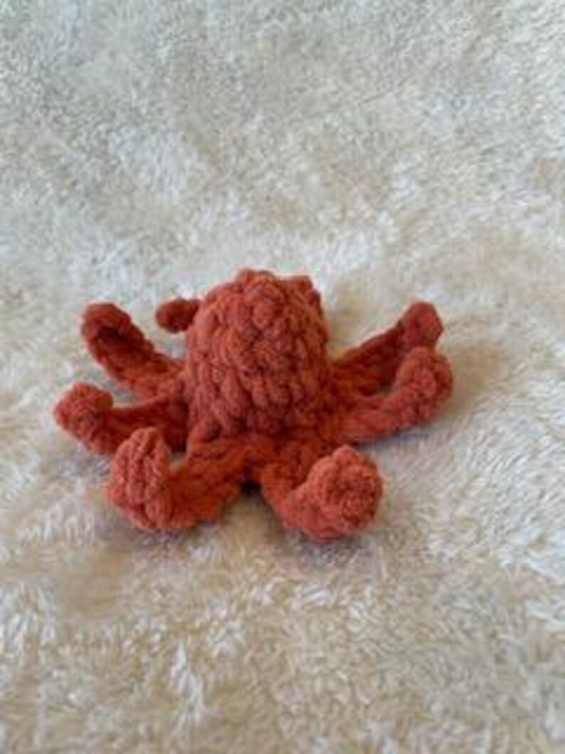 Crochet Mini Octopus Plushie, Soft Stuffed Animal - Etsy