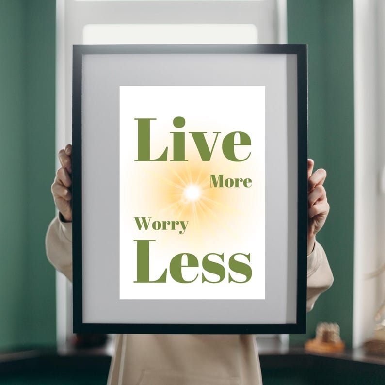 A3 A4 Motivational Feel Good Poster Inspirational Affirmations Digital ...
