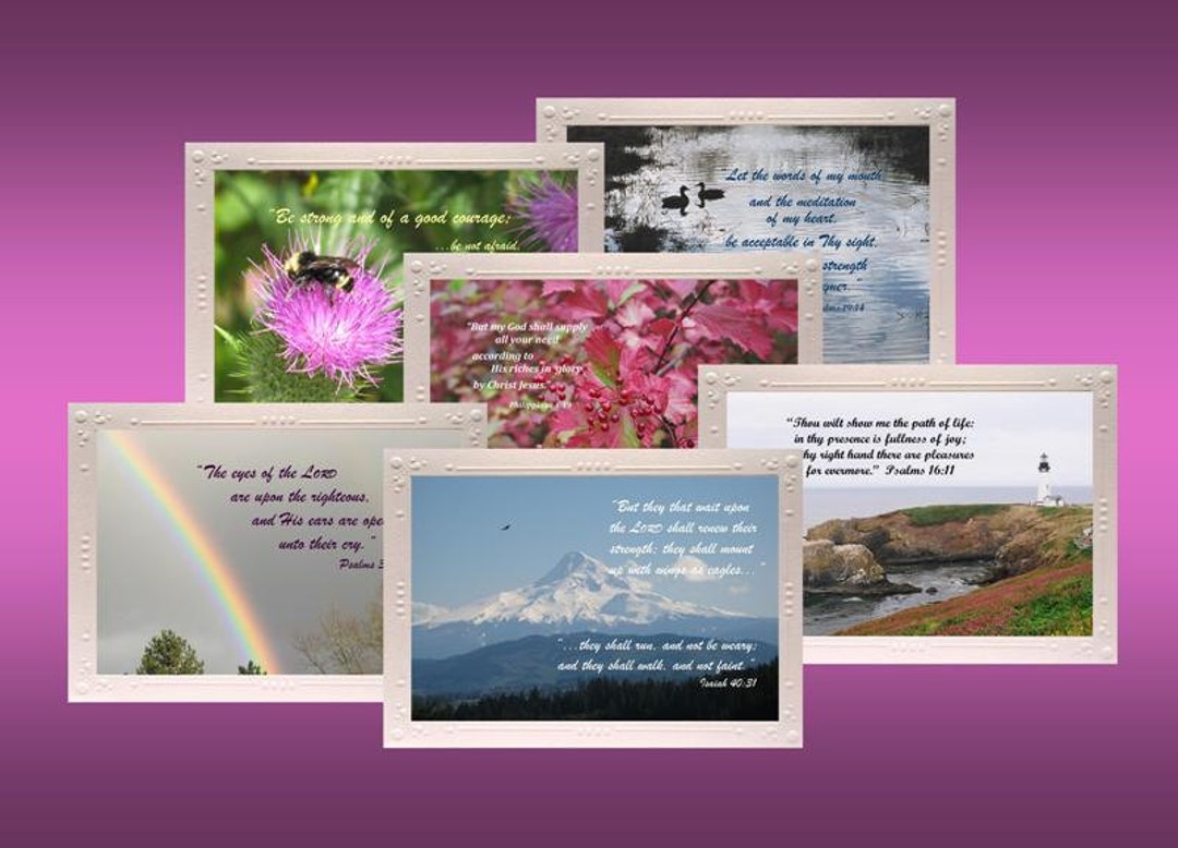 Scripture Print Blank Note Cards-2 13.00 2.00 expédition - Etsy France