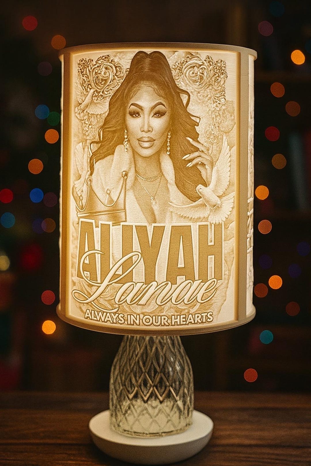 Custom Photo Lithophane Lamp • 3D Printed Personalized Picture Light - Etsy