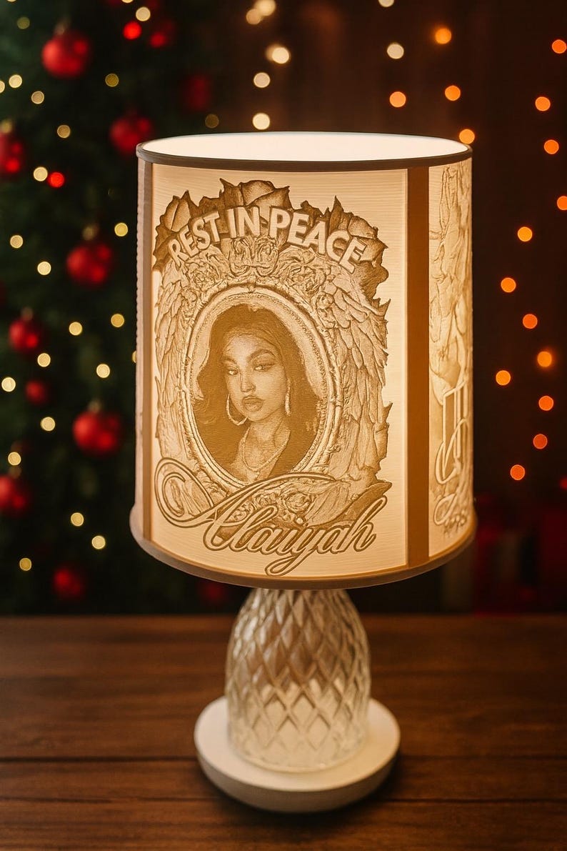 Custom Photo Lithophane Lamp • 3D Printed Personalized Picture Light - Etsy