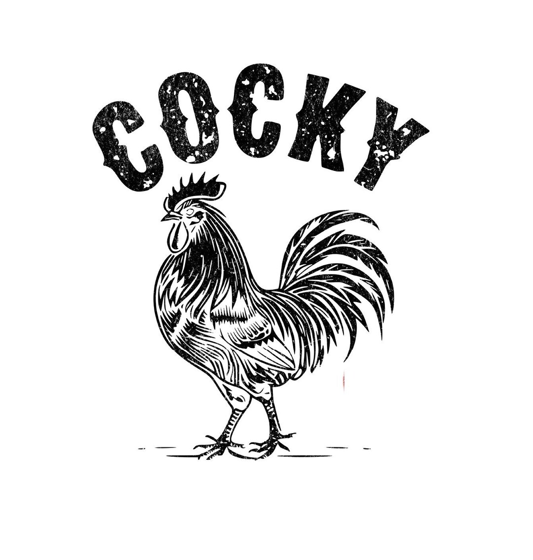 Funny Png, Cocky, Chicken Chic, Chicken Lovers, Chicken Sublimation Png ...