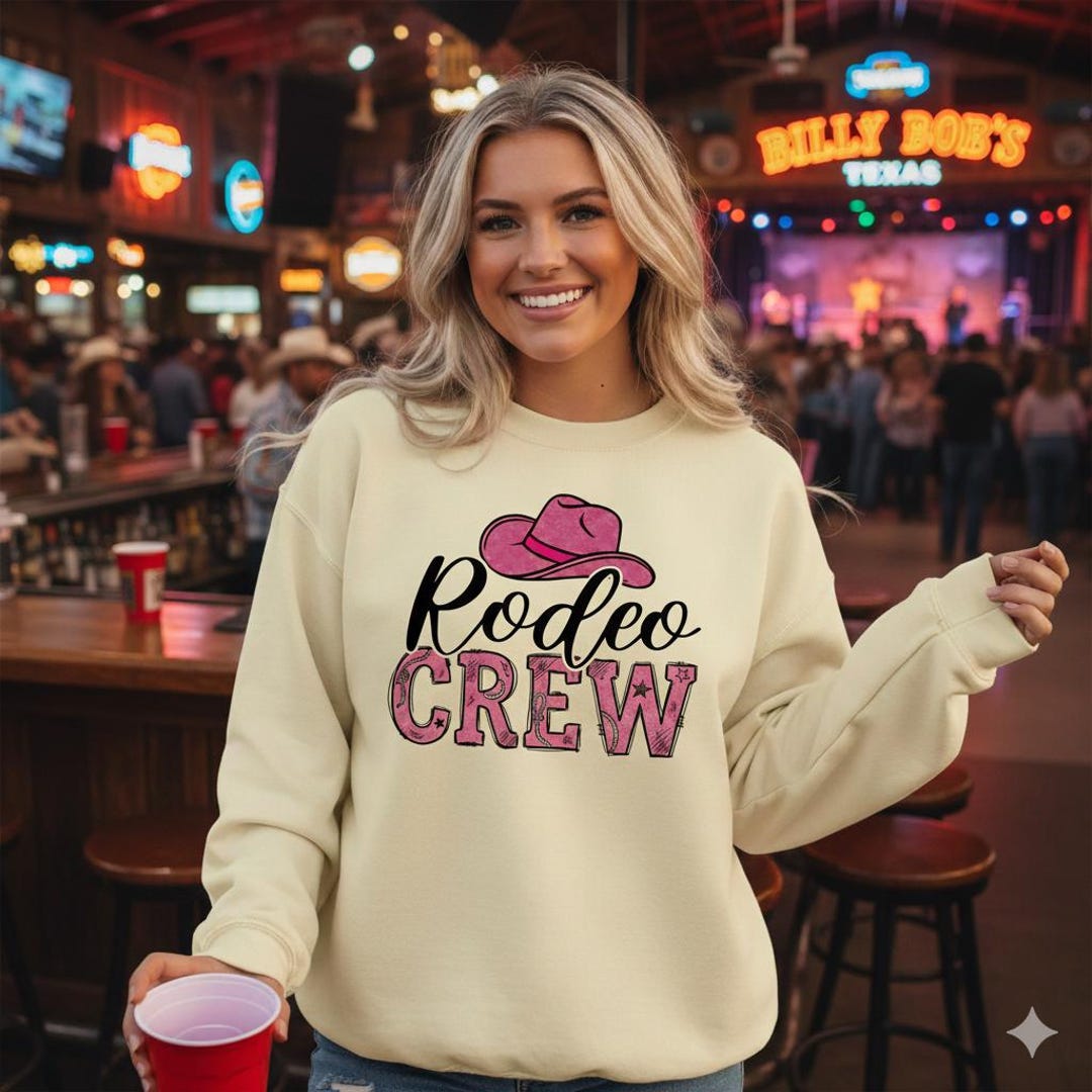Rodeo Crew PNG, Western Cowgirl PNG, Retro Rodeo Png, Preppy Rodeo ...