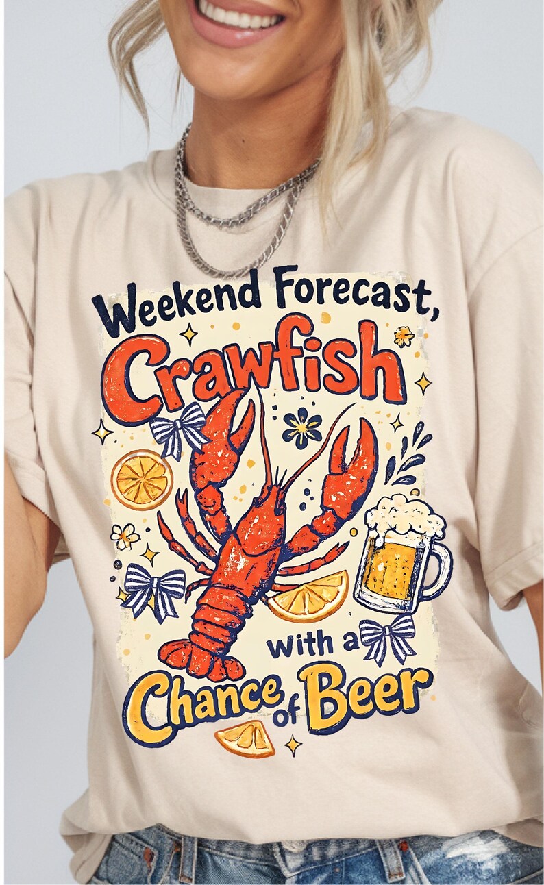 Crawfish Boil PNG, Hand Drawn Weekend Forecast Design, Retro Beer and ...