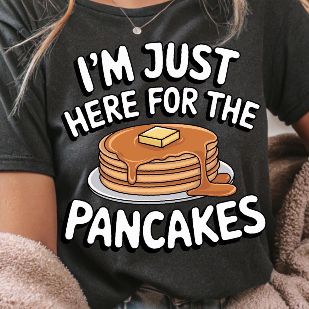 Funny Pancake Stack PNG: Sarcastic Food Design (instant Download - Etsy