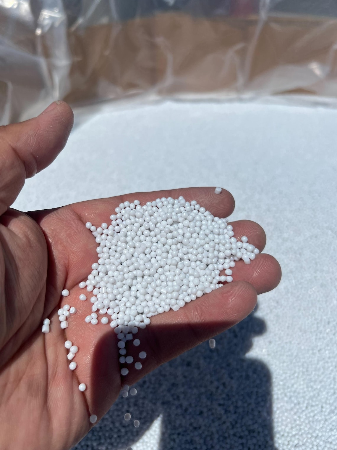 PET Poly Pellets Weighted Stuffing Beads for Cornhole Bag, Blankets ...