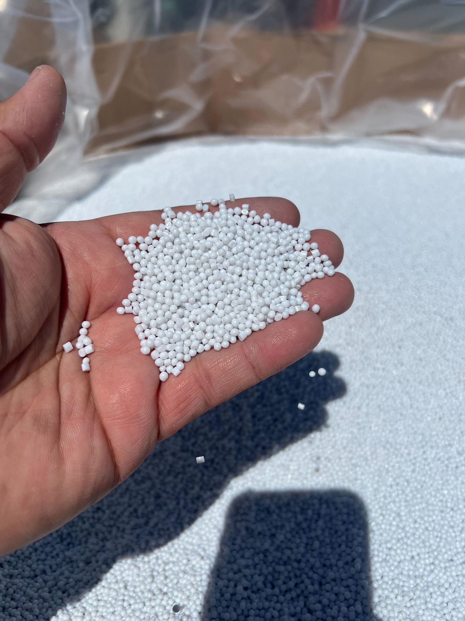 PET Poly Pellets Weighted Stuffing Beads for Cornhole Bag, Blankets ...