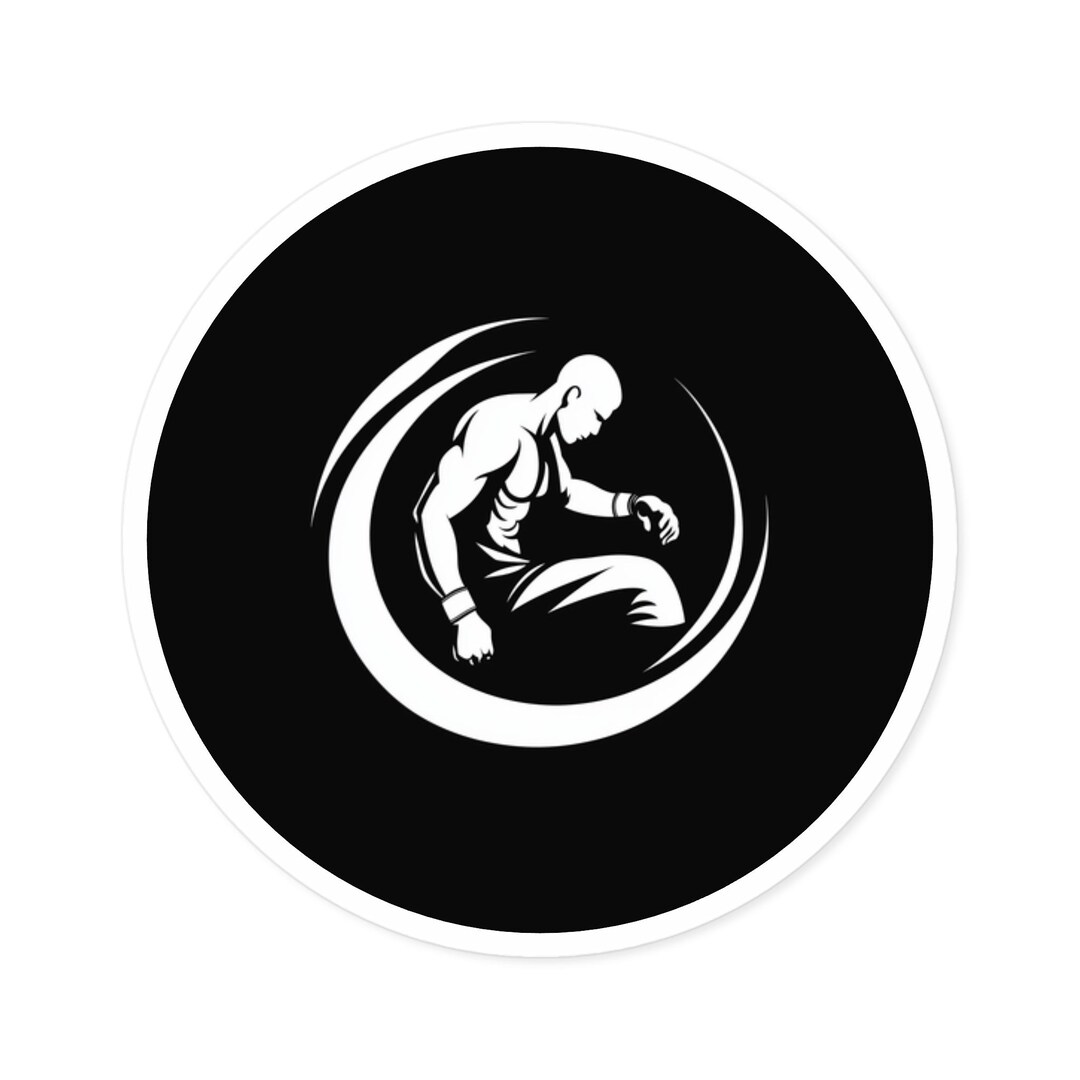 Fight Flow Logo Sticker Bold Martial Arts & Fitness Decal - Etsy