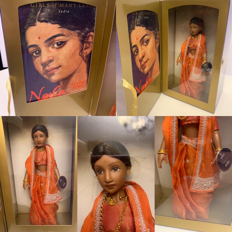 Vintage American Girl~girls of Many Lands~ Book, Box & Stands Included ...