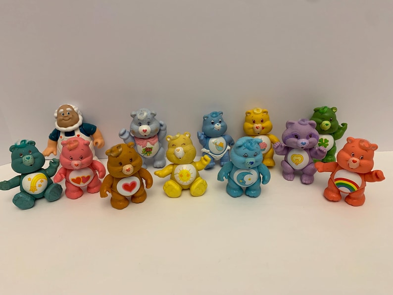 Vintage Care Bear Figures Original 3” 1980’s Posable Bears Choose Your ...
